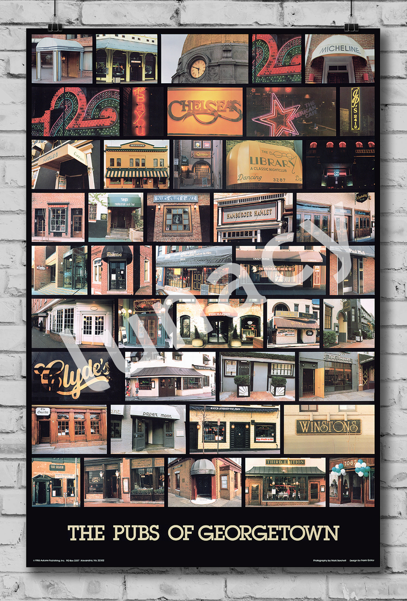 "Pubs of Georgetown" Poster – Lunacy Productions