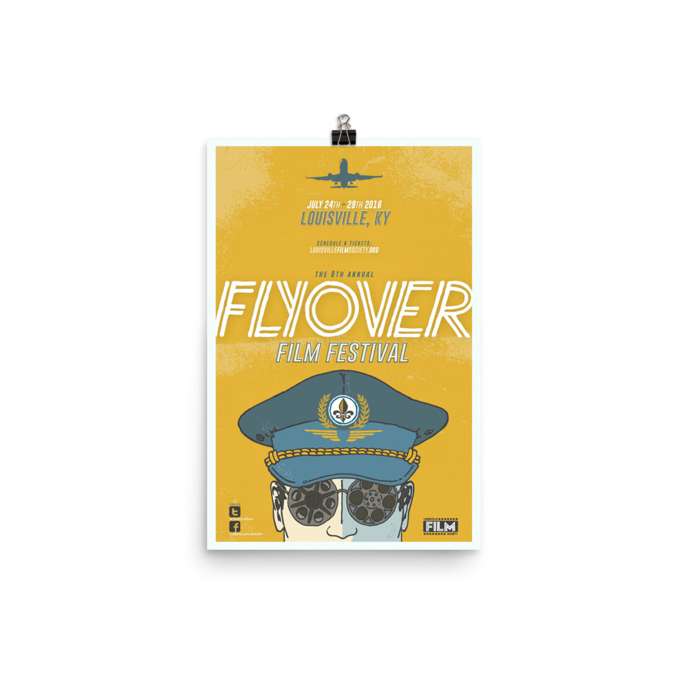 2016 Flyover Film Festival Poster – Lunacy Productions
